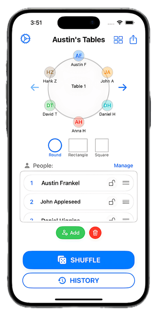 Seat Maker — Drag-and-Drop Seating Chart App for iPhone & iPad
